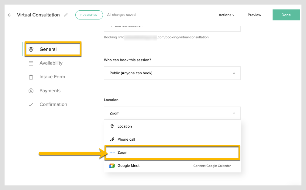 Adding Zoom to Booking & Scheduling – Pixieset - Help Center