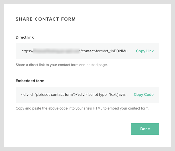 Capturing Leads and Contacts with Contact Forms – Pixieset - Help Center