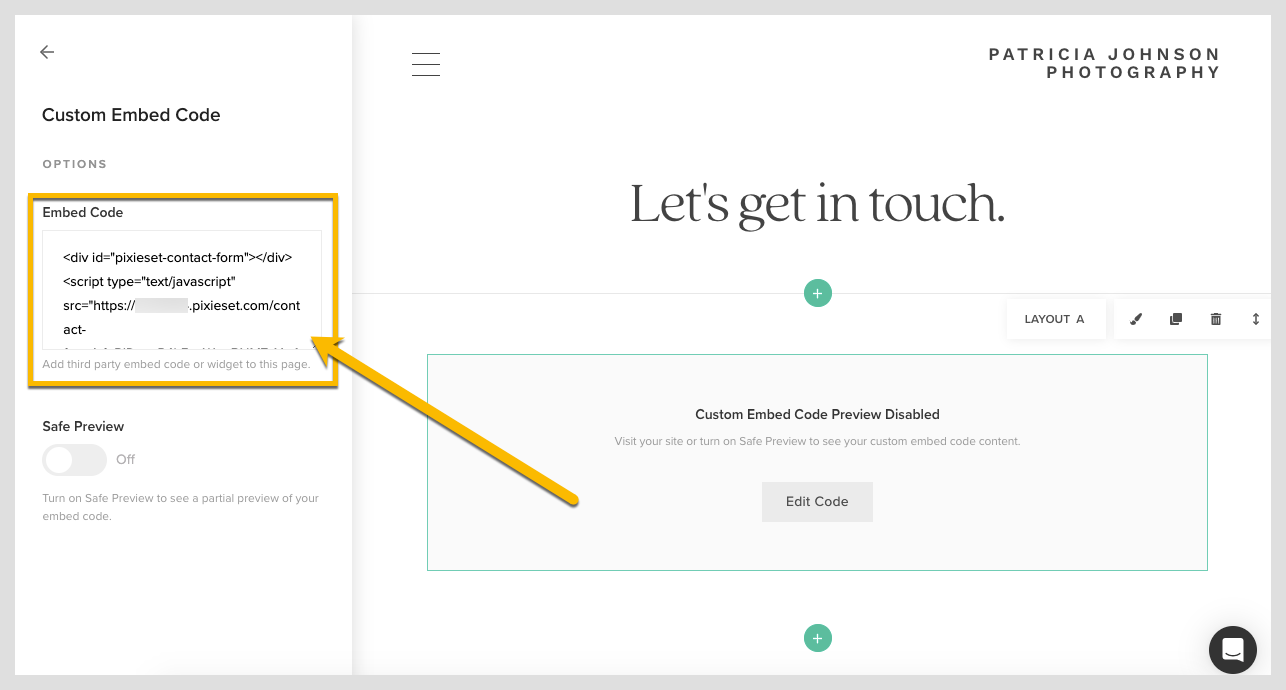 Capturing Leads and Contacts with Contact Forms – Pixieset - Help Center