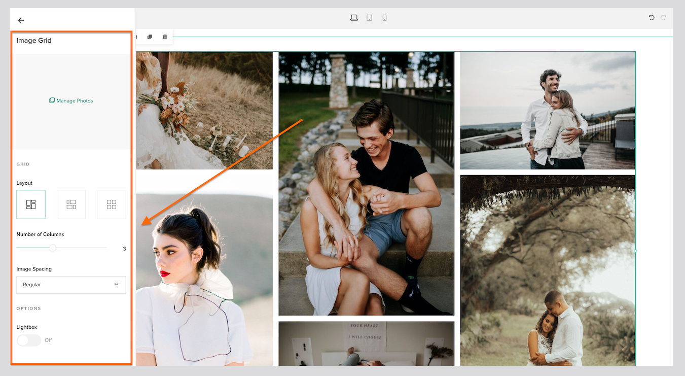 Creating Galleries and Slideshows with Flex Editor – Pixieset - Help Center