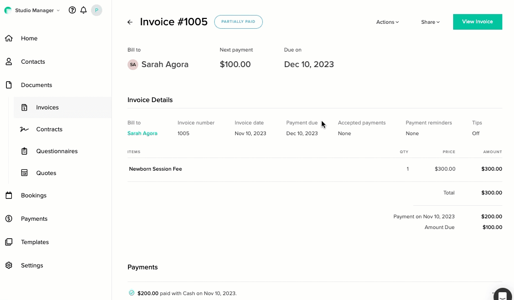 How do I record a payment and mark an invoice as paid? – Pixieset ...