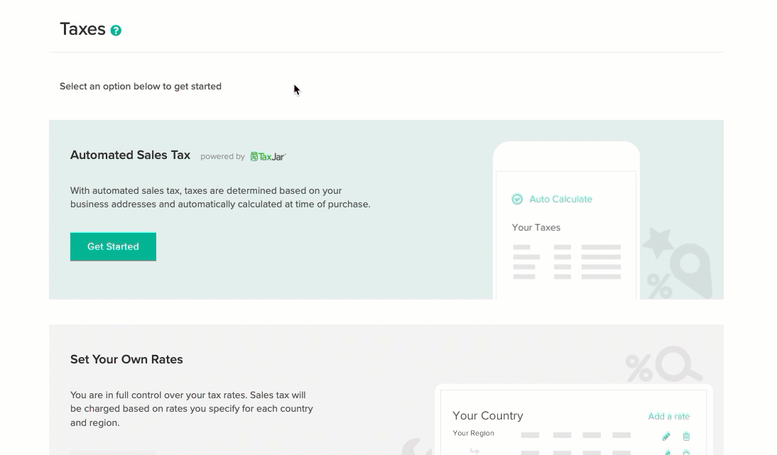 All you need to know about Store Taxes – Pixieset - Help Center