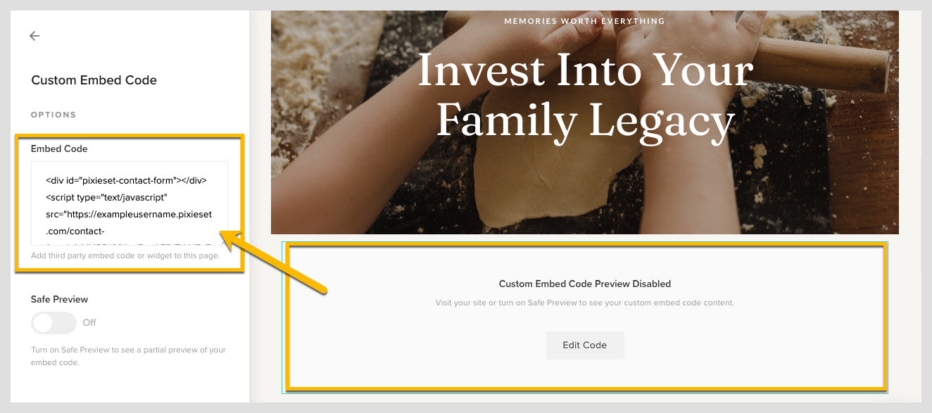 Capturing Leads and Contacts with Contact Forms – Pixieset - Help Center