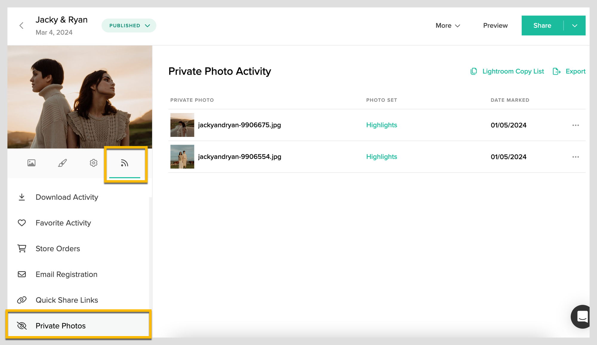 Setting Up Client Exclusive Access for Client Gallery – Pixieset - Help ...