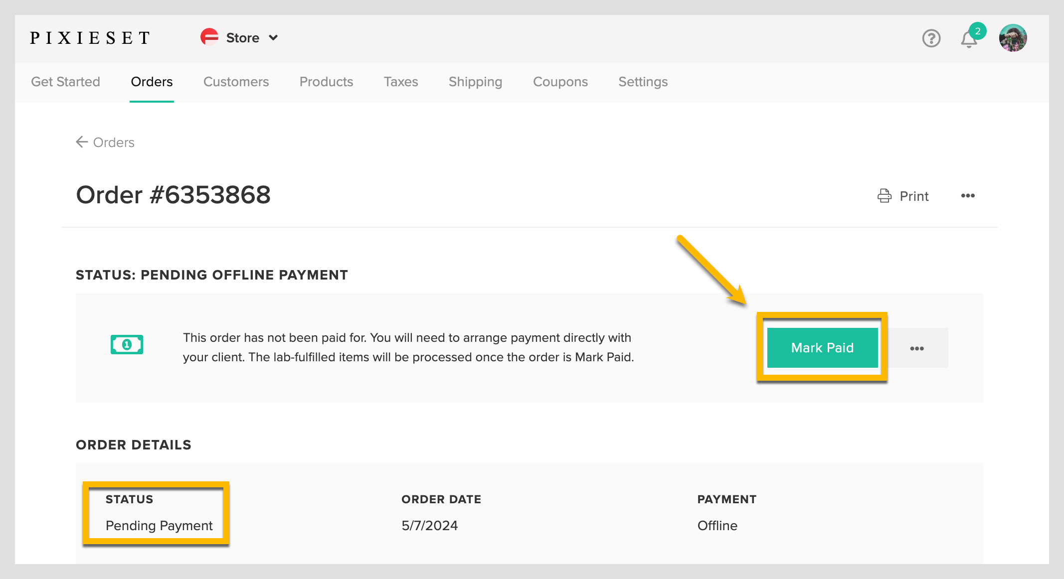 Troubleshooting "Pending" Order Statuses – Pixieset - Help Center