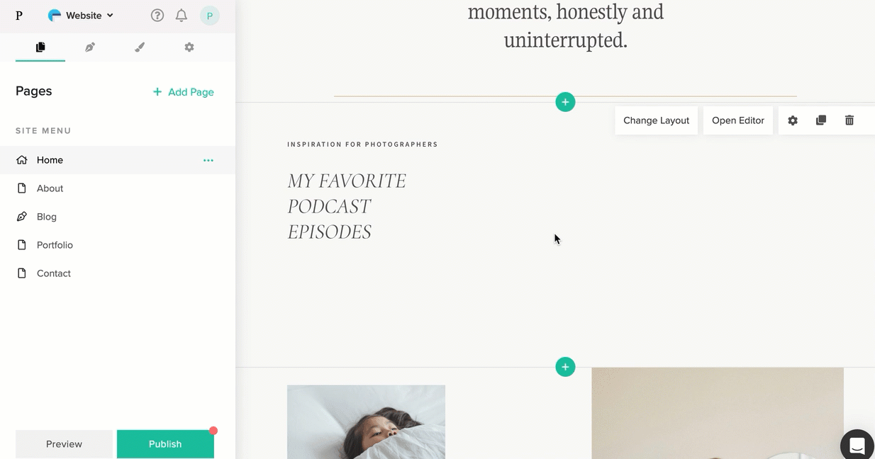 Adding a custom embed code block – Pixieset - Help Center